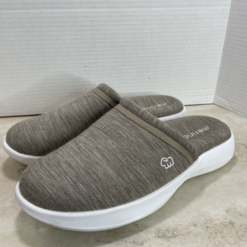 Merinos Slippers Clog Mules Women’s 9 Gray Australian Wool Chunky ...