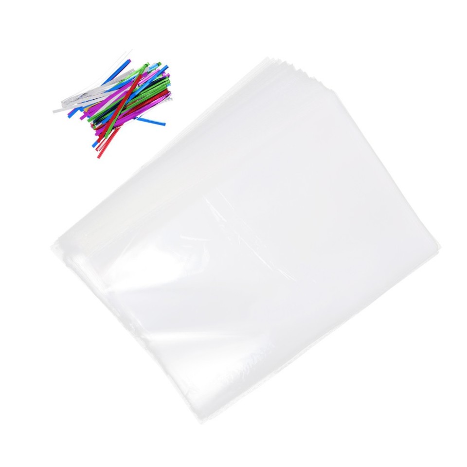 300 Sets Airtight Bread Bags Gusseted Poly Storage Bags Bread Wrappers ...