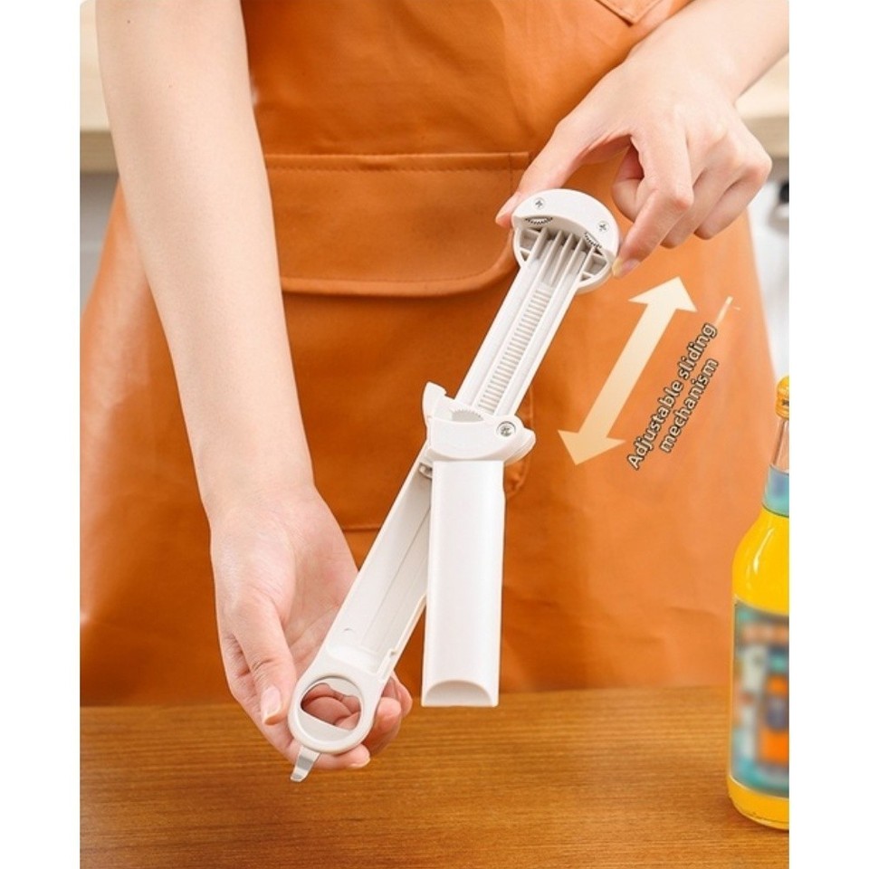 Adjustable Bottle Opener Sliding Clamp Teeth Non Slip with Magnetic ...