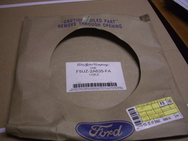 GENUINE FORD PARKING BRAKE CABLE PART NUMBER F5UZ-2A635-FA for sale ...