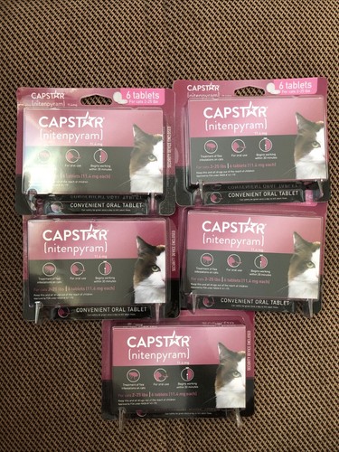 Capstar 30nitenpyram 11.4 mg Tablets Oral Treatment Cat Cats 2-25lbs 05 ...