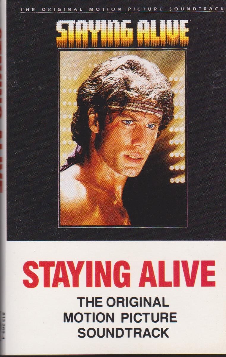 "STAYING ALIVE" ORIGINAL MOTION PICTURE SOUNDTRACK CASSETTE TAPE 1983 ...
