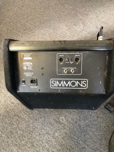 Roland TD-3 electronic drum set used With Simmons Amplifier | eBay