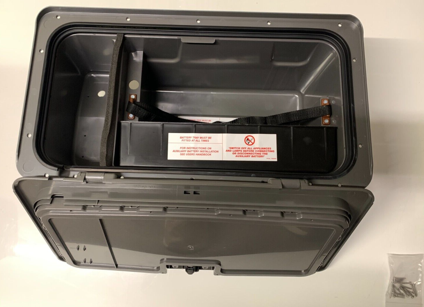 Battery Box Housing + Door Grey Elddis Compass Buccaneer Caravan ...