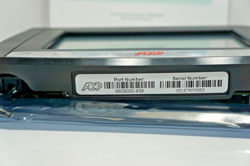 ADP Kronos 8609000-458 InTouch 9000 Time Clock with Card Scanner | eBay