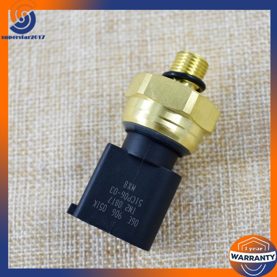 Fuel Pressure Sensor 06E906051K for Audi A4 A6 Volkswagen Jetta Passat ...