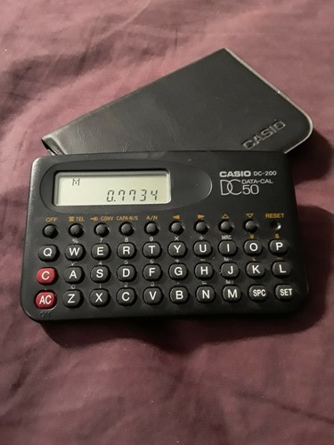 VINTAGE CASIO DC-200 DATA-CAL 50 POCKET CALCULATOR | eBay
