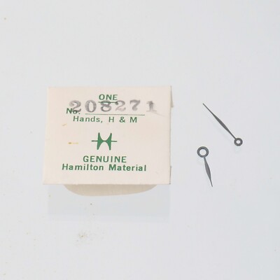 Hamilton Watch Hands No. 208271 Original Pair Hour Minute Watchmaker ...