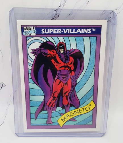 1990 Marvel Super Heroes Trading Card Impel Magneto #63 | eBay