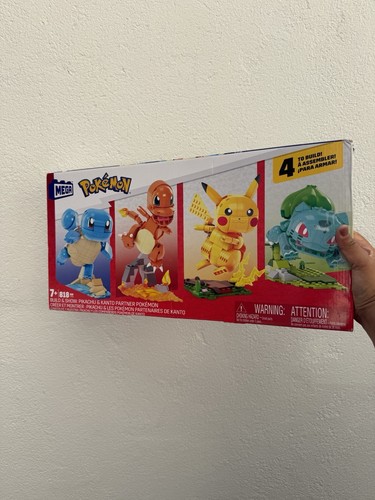 Pokemon Mega Construx Quad Set Pikachu Bulbasaur Charmander Squirtle ...