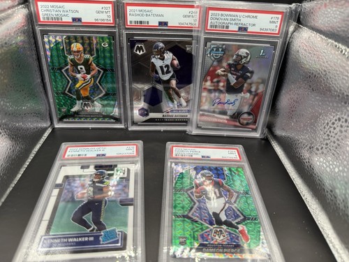 Football Graded Card Lot (5 Cards) PSA, CGC, CCG, SGC, BGS Gem Mint | eBay