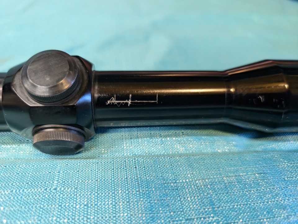 LYMAN All American 4X Perma Center Vintage Scope Fine Crosshair Reticle ...