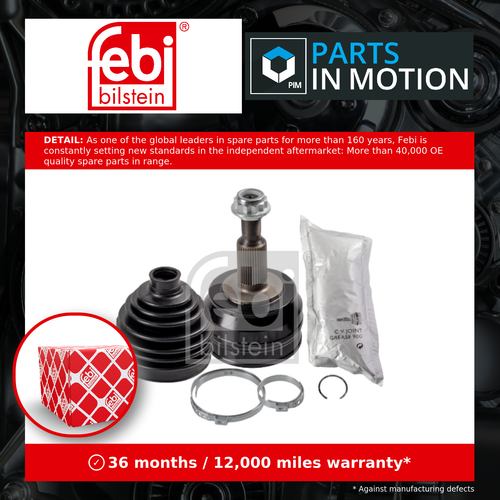 CV Joint fits VW CARAVELLE Mk5 2.0D Front Outer 09 to 15 CFCA C.V ...