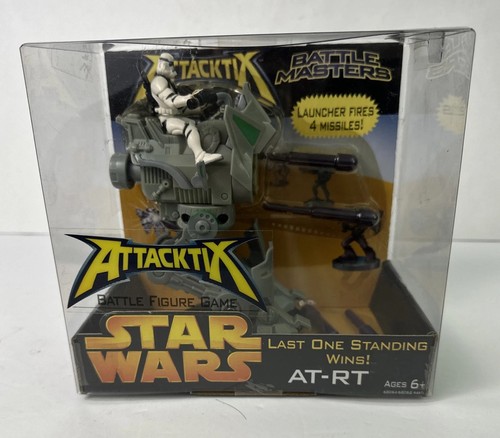 2005 Hasbro Star Wars Attacktix Battle Masters Firing AT-RT Walker ...