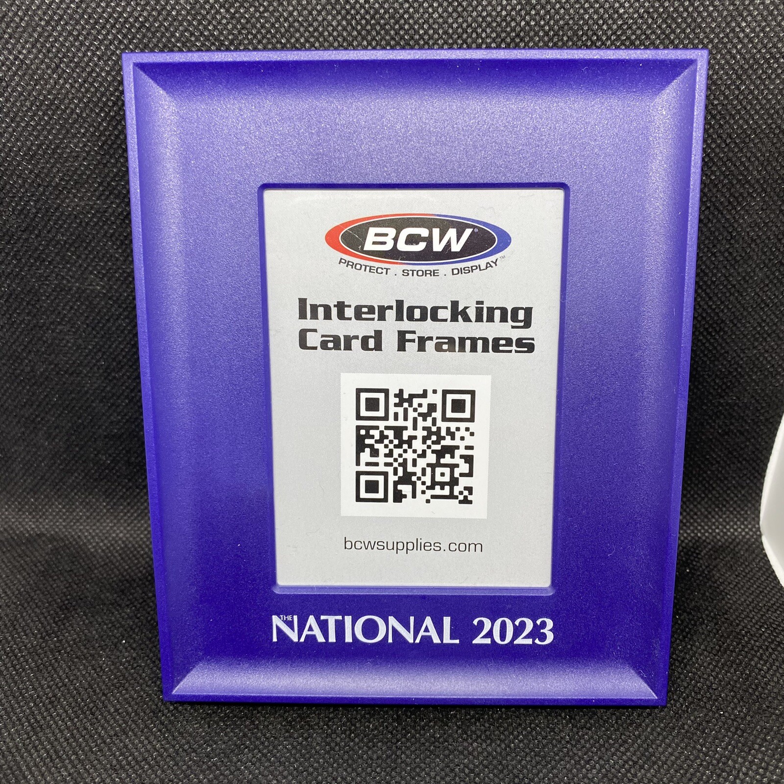 2023 The National Sports Card NSCC VIP BCW Interlocking Card Frame ...