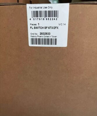 NEW PHOENIX FL SWITCH SF 6TX/2FX 2832933 Industrial Ethernet Switch #P ...