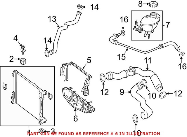 MERCEDES 204 C250 Radiator Support Lower Duct Air Baffle 2045053430 for ...