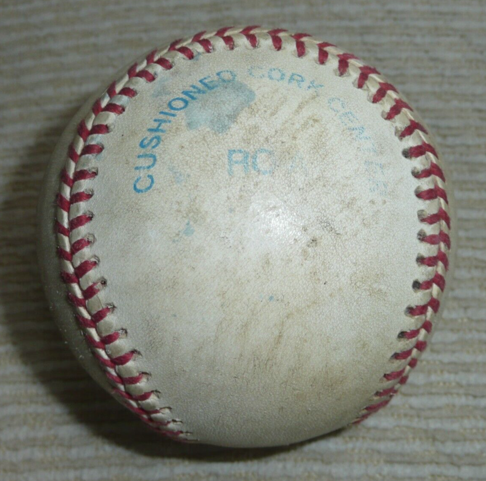 Vtg 1995 Gene Budig GAME USED Rawlings Official American League MLB ...