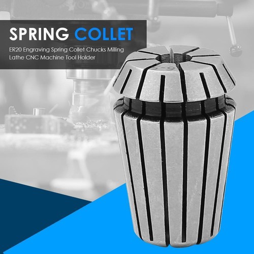 High Precision Spring Collet Chucks CNC Milling Lathe Tool Holder (ER20 ...