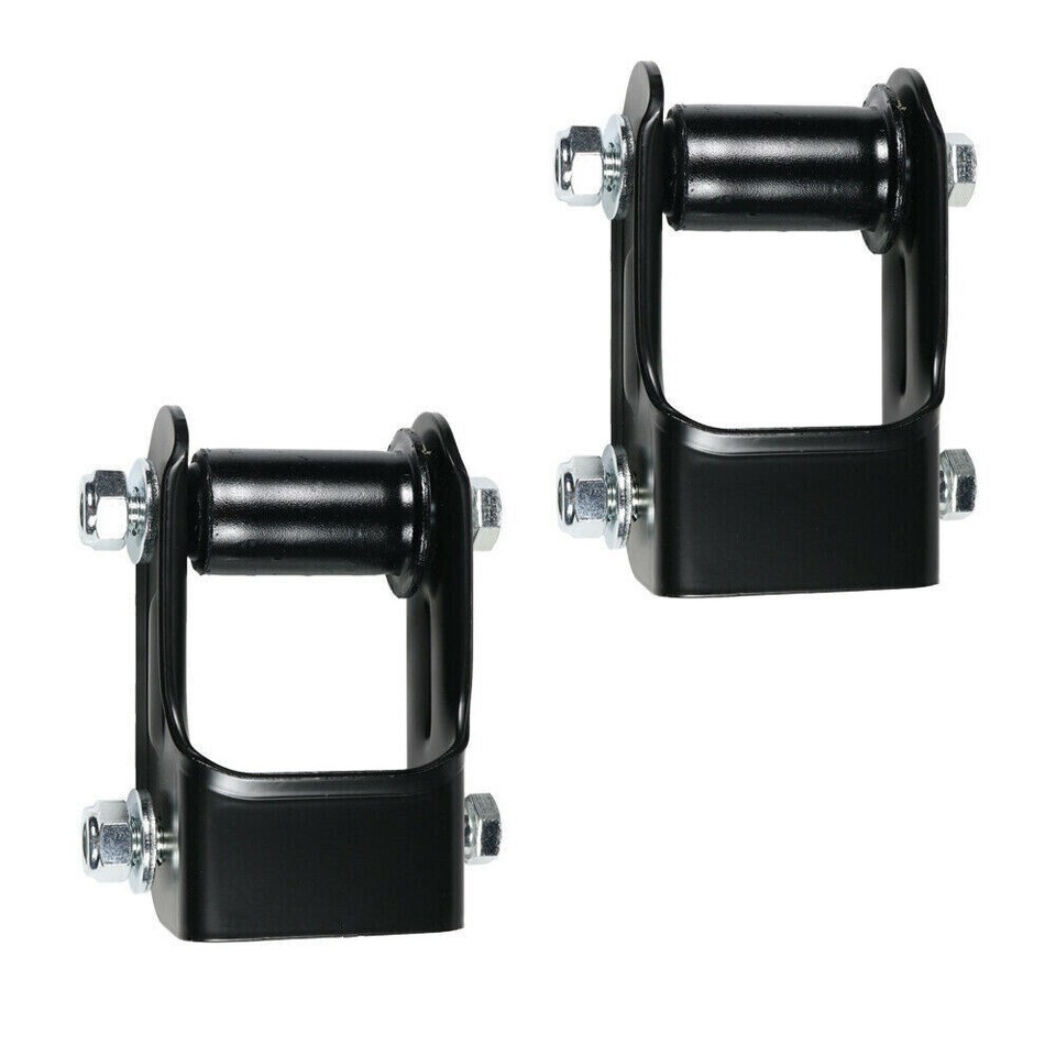 Pair Rear LH & RH Leaf Spring Shackle Kit for Chevy Blazer S10 GMC ...