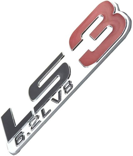 1x LS3 6.2L V8 Engine Emblems Badge, Replacement for car Nameplate ...