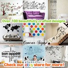 Large World Map Wall Stickers Globe Graphics Vinyl Art Decals Home ...