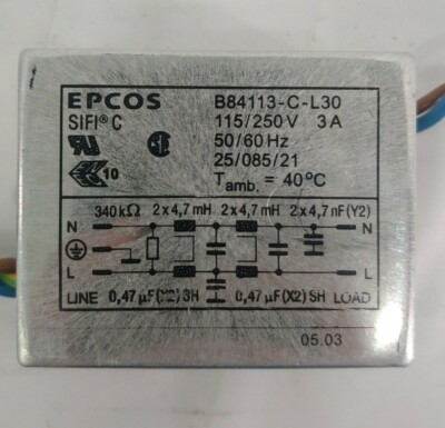 TDK / Epcos B84113-C-L30 EMC Line Filter | eBay