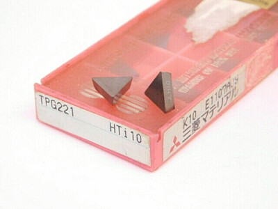 NEW SURPLUS 10PCS. MITSUBISHI TPG 221 GRADE: HTi10 CARBIDE INSERTS | eBay
