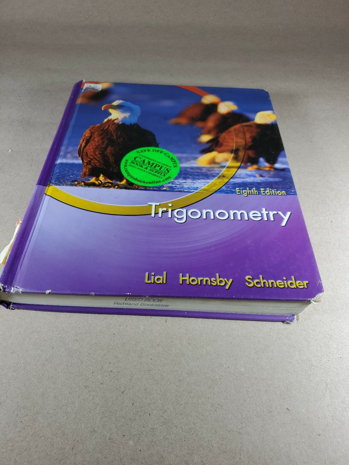 Trigonometry 8th edition Lial, Hornsby, schneider | eBay