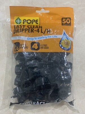 Pope Toro EASY CLEAN IRRIGATION DRIPPER Trickle 4L/Hr Flow Australian ...