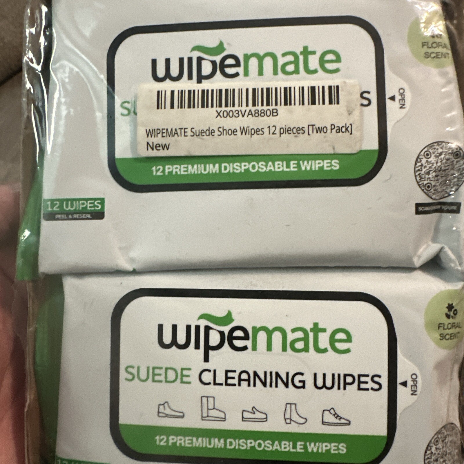 2 Suede Cleaner, Suede Shoe Cleaning Wipes Premium Quality Suede Bag ...
