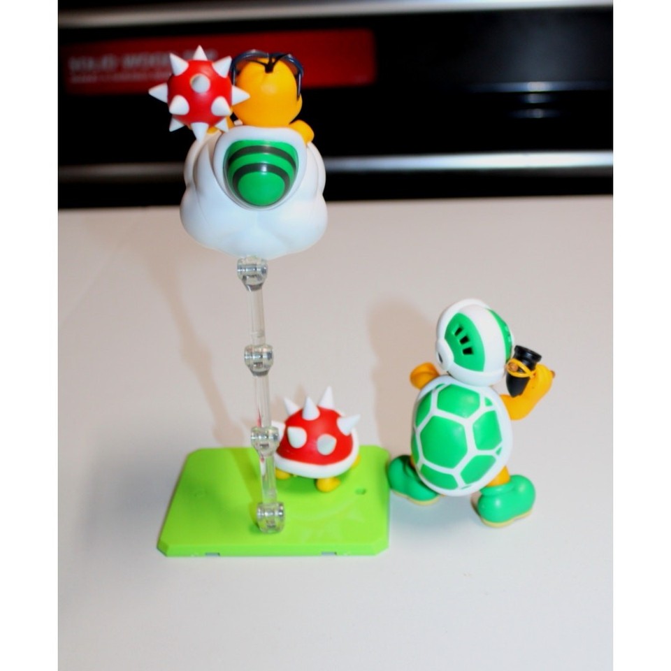 Bandai S.H. Figuarts Bandai Mario Hammer Bro Spiny Lakitu Playset E ...