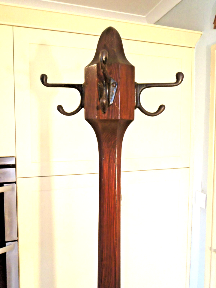 Vintage coat stand arts and crafts coat umbrella rack industrial 1930's ...