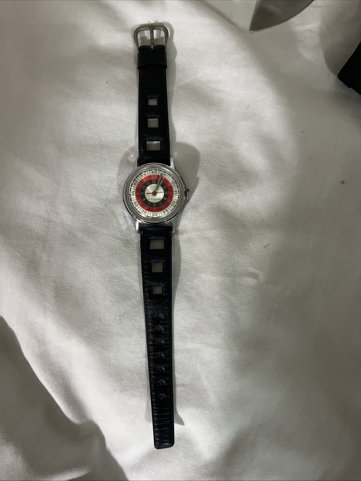Rare Vintage Timex Bullseye Sprite Wind Up Wristwatc… - Gem