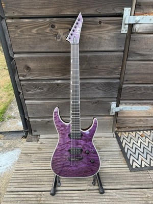 ESP LTD MH-1000 NT QM Electric guitar 2021 (Stainless steel Frets) in ...