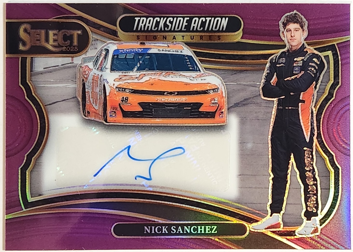 2025 Panini Select - Trackside Nick Sanchez, Nick Sanchez #204 Black ...