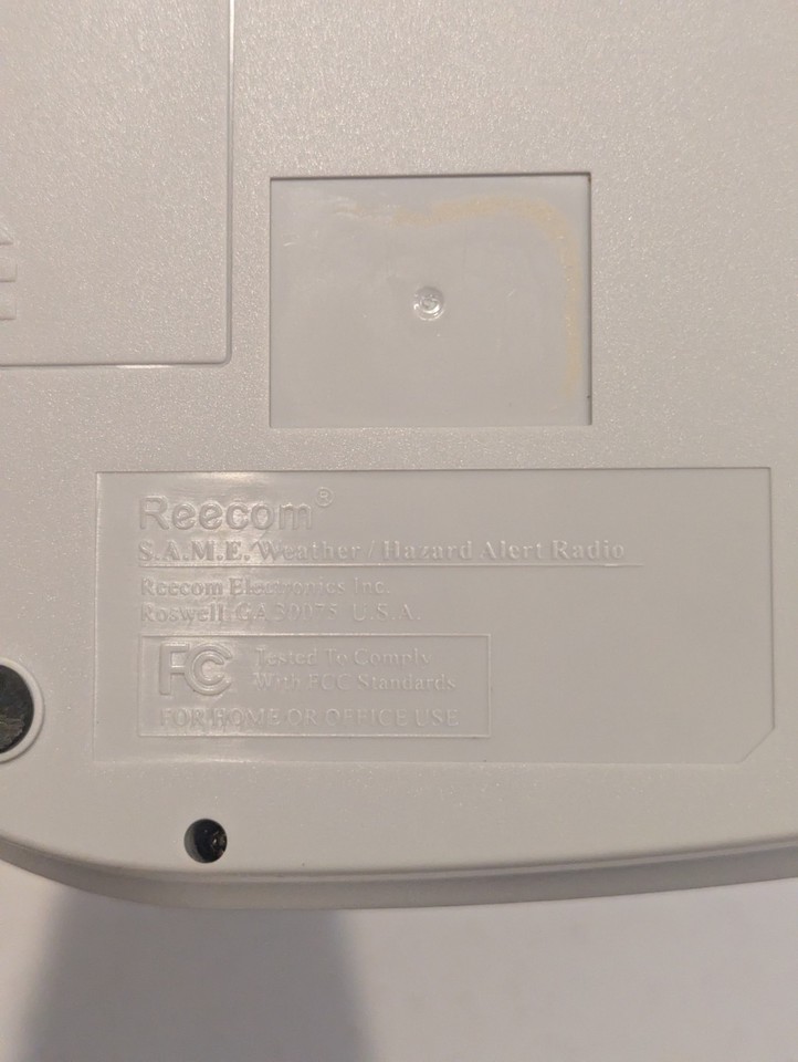 Reecom Weather Hazard Alert Radio NOAA Public Alert SAME Emergency ...