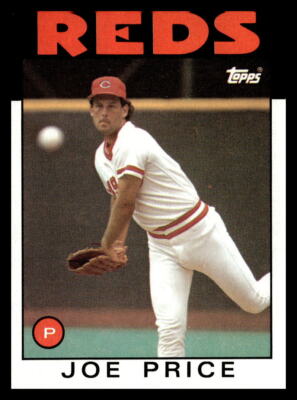 1986 Topps #523 Joe Price Cincinnati Reds Baseball Card | eBay