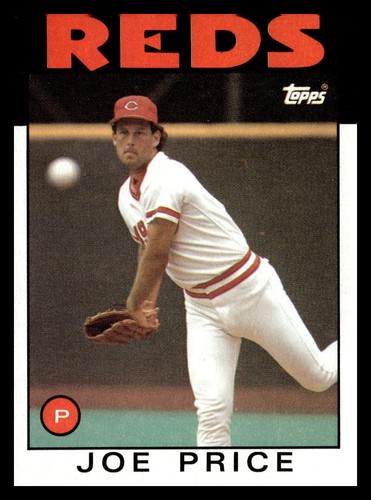 1986 Topps #523 Joe Price Cincinnati Reds Baseball Card | eBay