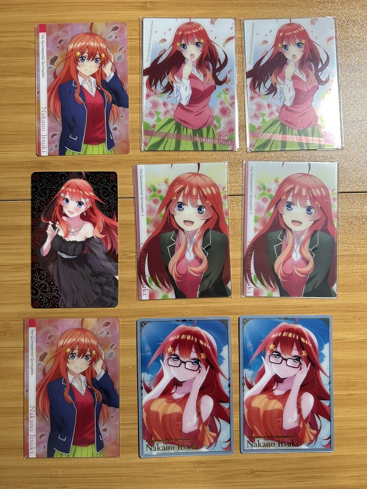 The Quintessential Quintuplets Wafer Card Bandai Weiss Schwarz TCG Card ...