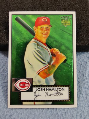 2007 TOPPS '52 ROOKIES CHROME JOSH HAMILTON 1164/1952 CINCINNATI REDS ...