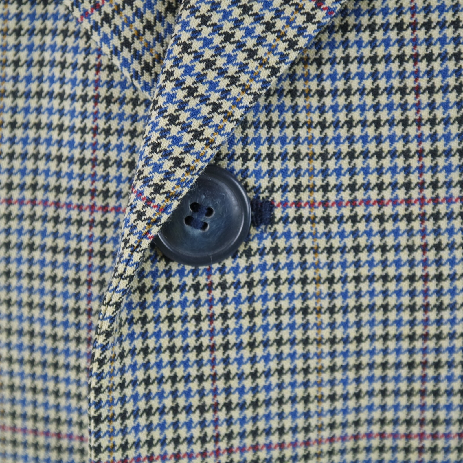 Mens Vintage Blazer 46S UK Size CANDA Check Multi Colour Wool Sport ...