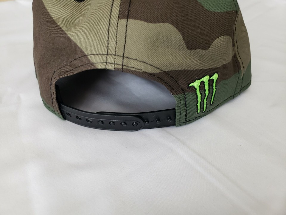 Monster Energy New Era 9Fifty Athlete Snapback Hat Cap Camo **NEW** | eBay