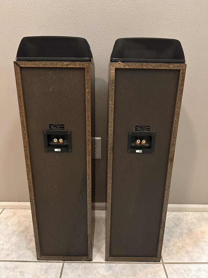 OPTIMUS PRO LX-10 LINAEUM TWEETERS Floor Standing Speakers Pair Home ...