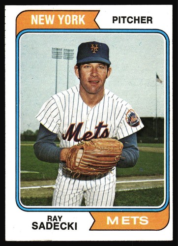 1974 Topps Ray Sadecki #216 New York Mets | eBay