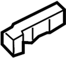 Ni1033108 Front Right Side Bumper Cover Retainer Plastic for 14-19 ...