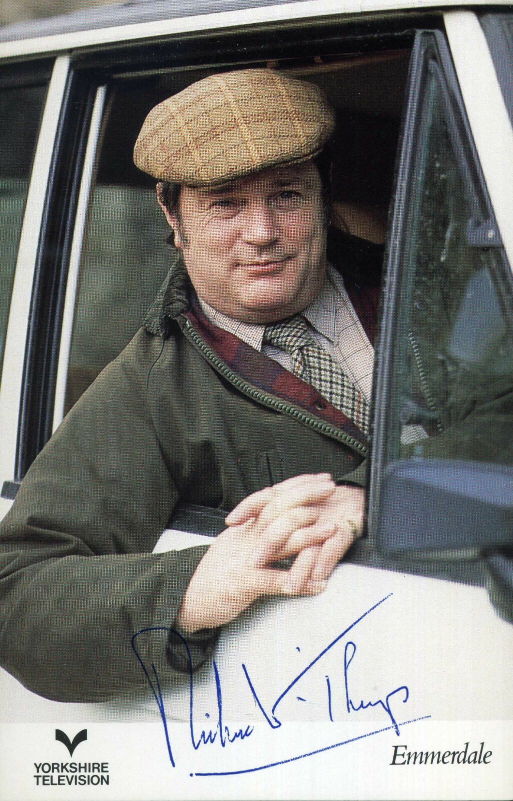 RICHARD THORP Signed Photograph - TV Star Actor EMMERDALE - preprint ...
