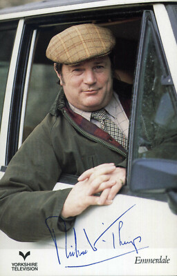 RICHARD THORP Signed Photograph - TV Star Actor EMMERDALE - preprint ...