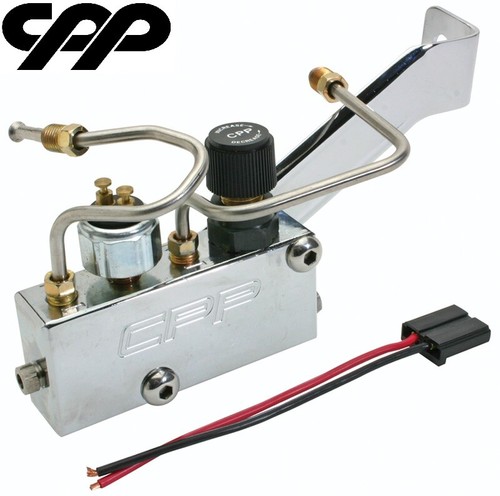 CPP CHROME ADJUSTABLE PROPORTIONING PROP VALVE WITH STOP LIGHT SWITCH ...