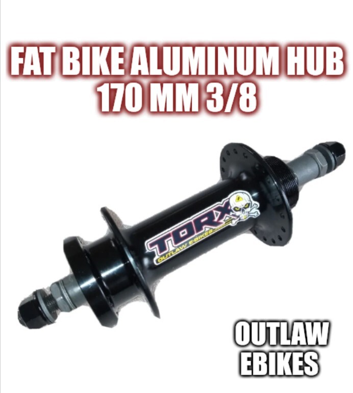 Fat bike rear hub 170mm 36H 3/8" freewheel aluminum disc type. | eBay